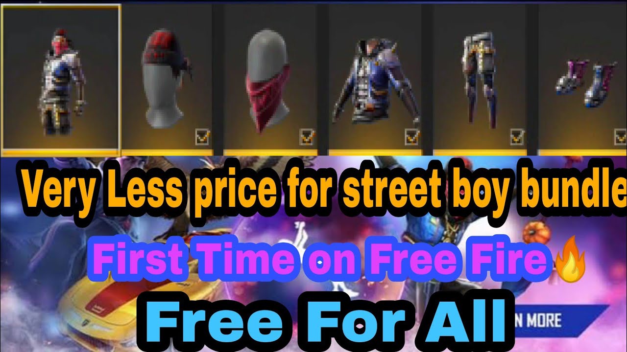 Street boy bundle free fire change your fate | Street boy coupon for ...