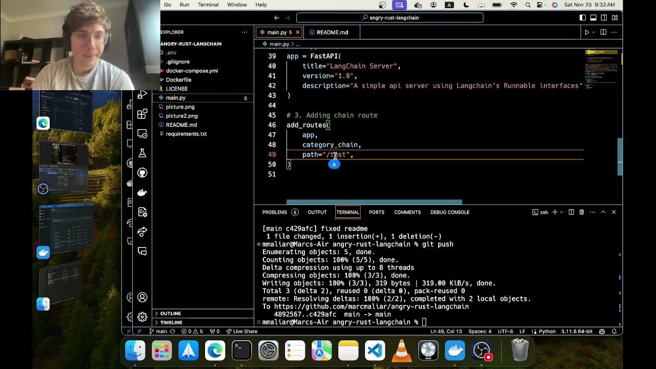 Angry Rust Programmer Langchain Prompting Application Youtube