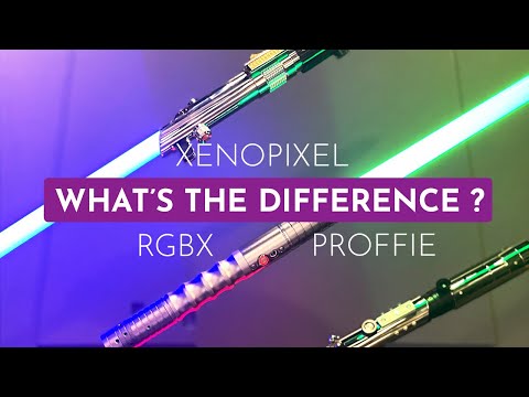 Comparing RGBx / Xenopixel / Proffie lightsabers tech