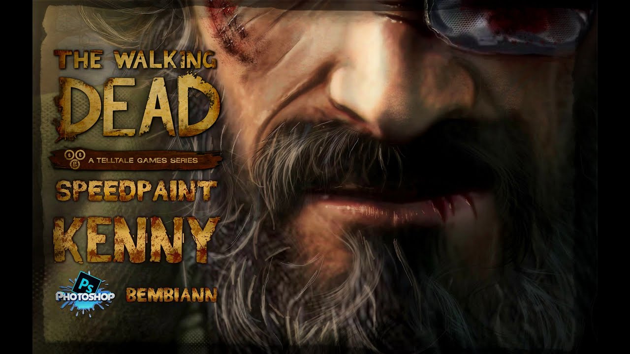 Speedpaint of Kenneth from "The Walking Dead" game - YouTube