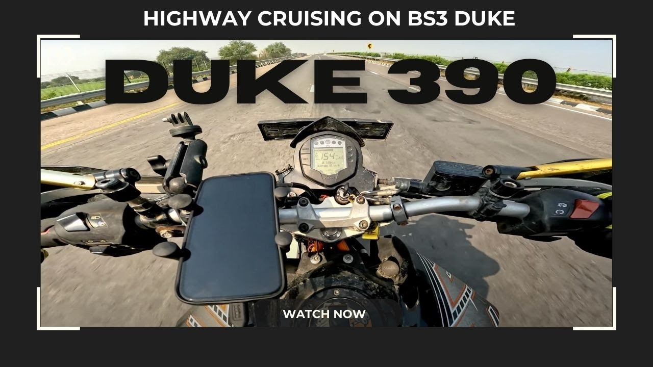 Unleashing Duke 390 BS3 Power | Cruising Expressway | Raw Gopro Sound ...