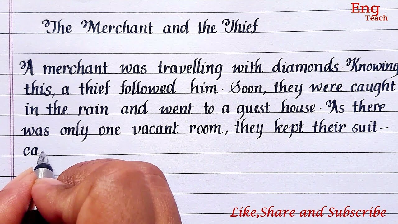 Story The Merchant And The Thief Story Writing Writing English story-the-merchant-and-the-thief-story-writing-writing-english