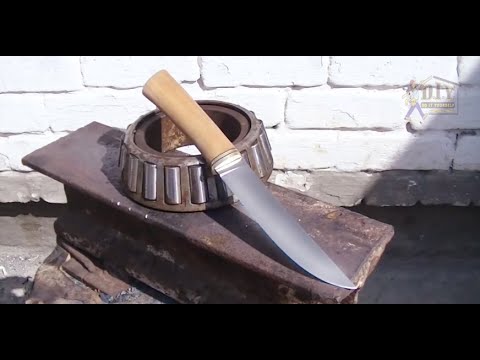Un cuchillo casero con rodamiento roto | Mechtrick