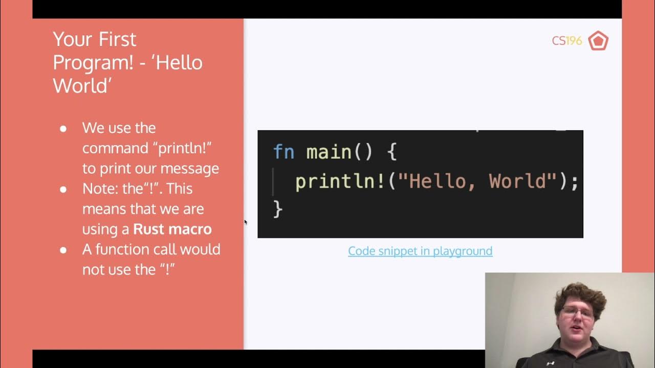 CS196 Lecture 20 - Rust 1 - YouTube