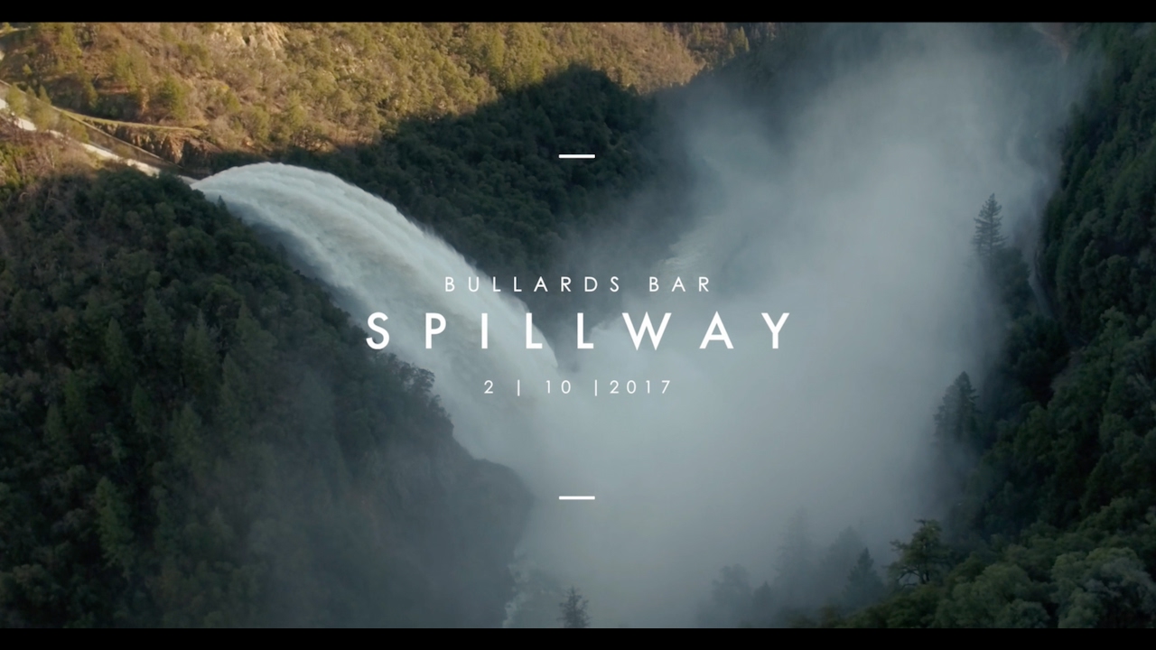 Amazing Water at Bullards Bar Reservoir Spillway | February 2017 - YouTube