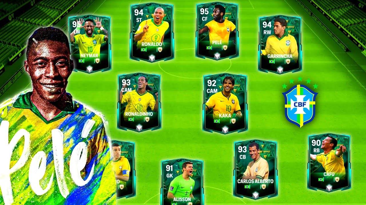 I Made Best Ever Brazil Squad - We've Pelé, R9, Neymar, Kaka 🇧🇷🇧🇷 - YouTube