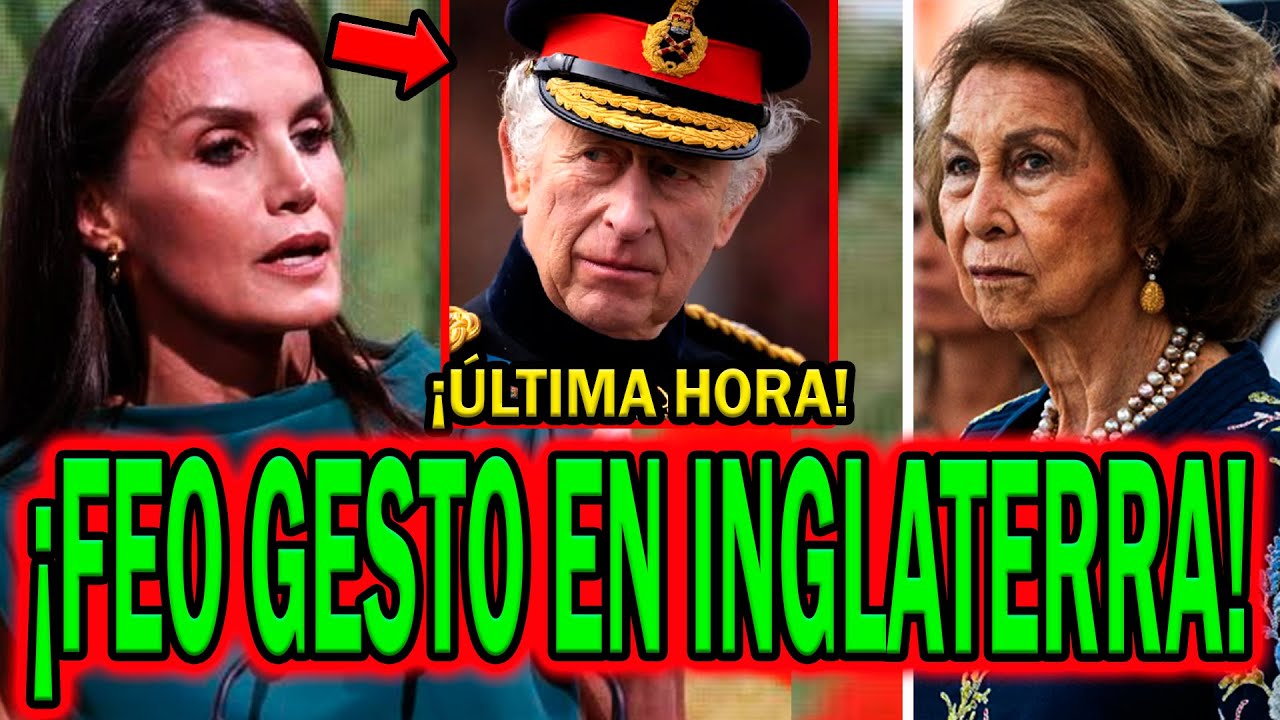 🔴FEO GESTO de Letizia Ortiz a DOÑA Sofía y Felipe VI en INGLATERRA tras ...