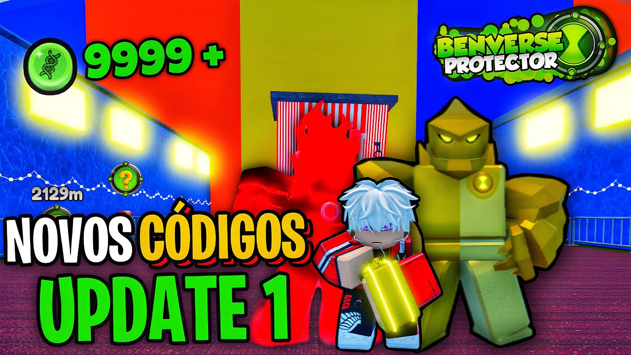 LANÇOU OS NOVOS CÓDIGOS DO BENVERSE PROTECTOR UPDATE 1 - Roblox - YouTube