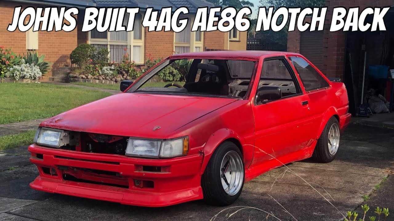 Johns AE86 Notch Back Sprinter w/ Build 4AG Race Motor - YouTube