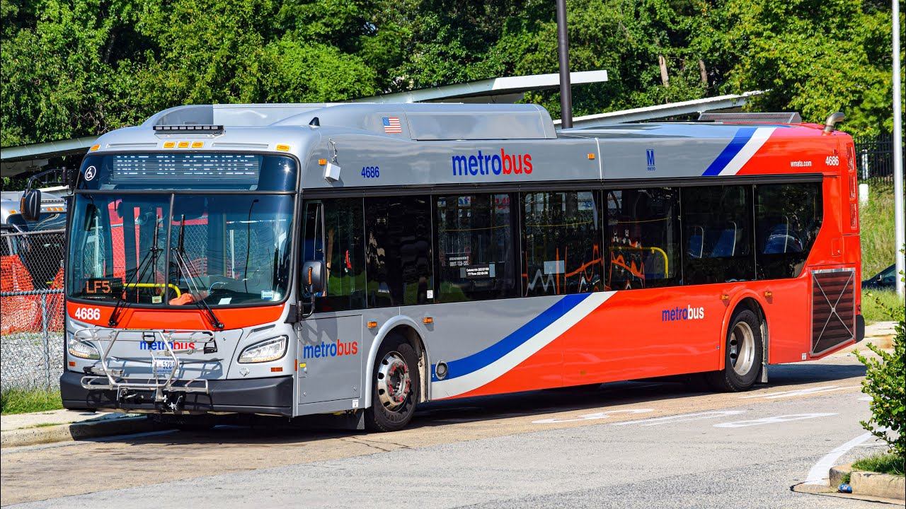 WMATA 2022 New Flyer XD40 4686 on Route F4 Ride - YouTube