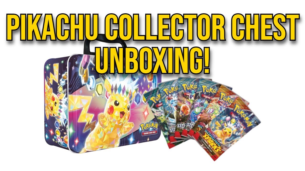 Pokémon Collector Chest Fall 2024 Unboxing! (Tera Pikachu Chest) - YouTube