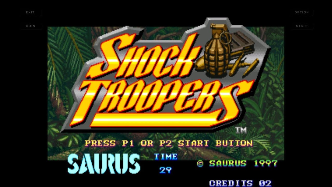 (Retro Game) Shock Troopers Arcade play - YouTube