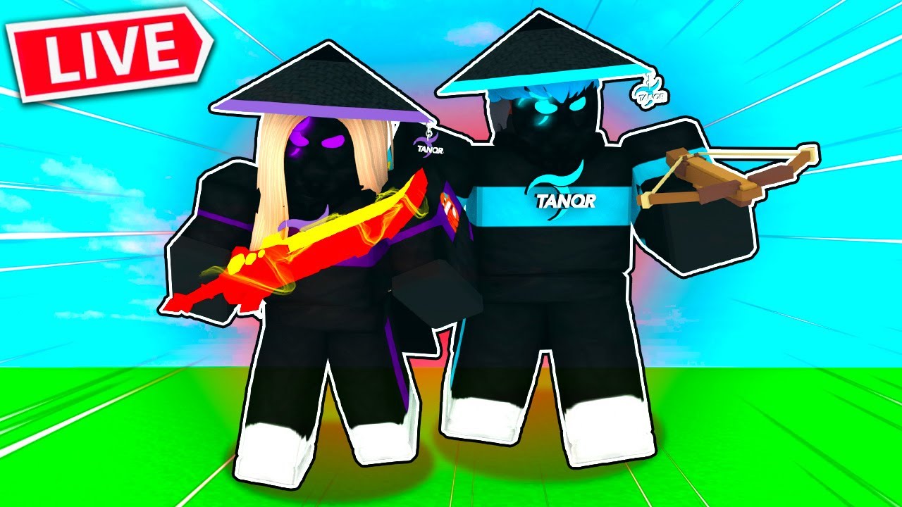 🔴 LIVE ROBLOX BEDWARS /W TANQR - YouTube
