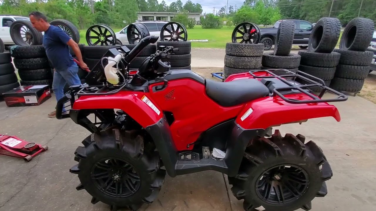 2016 Honda Rancher 420 complete build - YouTube