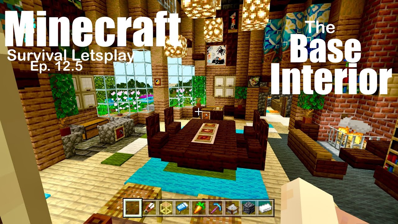 Base Interior Montage! (Minecraft Survival Letsplay Ep. 12.5) (Bedrock ...