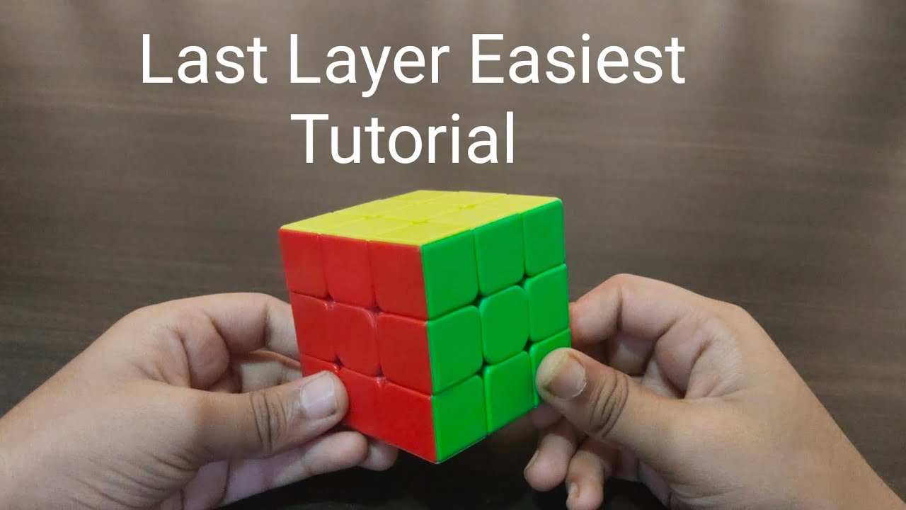 How to solve Last Layer in 3x3 Rubik's cube Easiest method #cubing # ...
