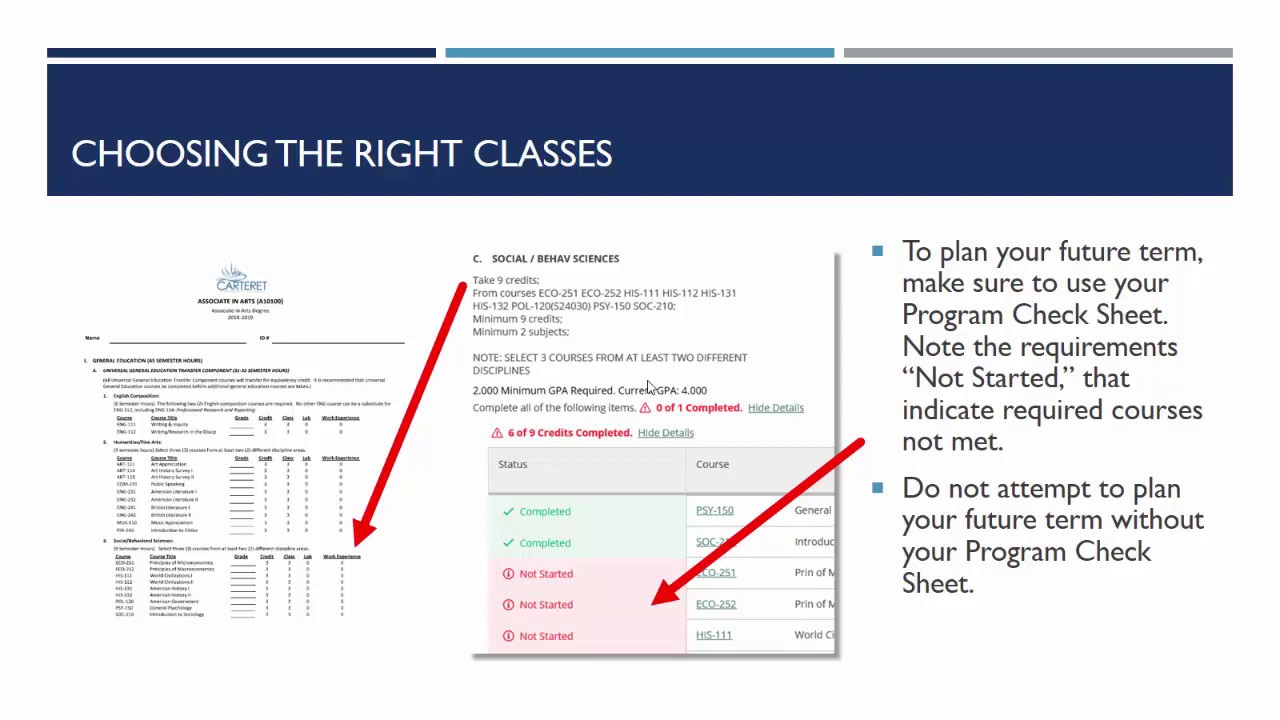 CCC Completion Plan - Making an Academic Plan - YouTube