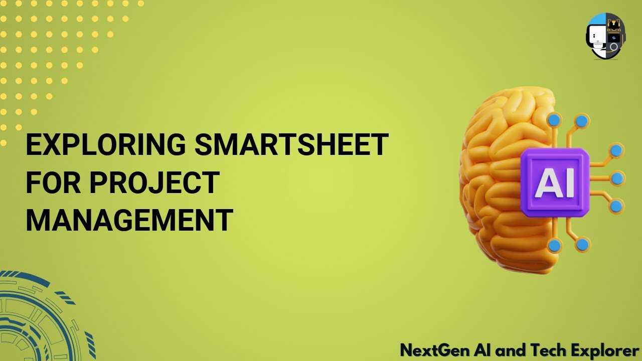 Exploring Smartsheet for Project Management - YouTube
