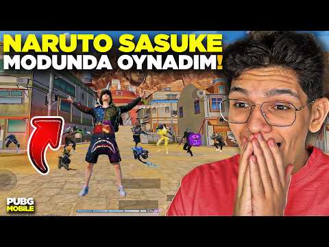 YENİ SASUKE MODUN'DA OYNADIM! MOD ÇOK İYİİ - PUBG MOBİLE