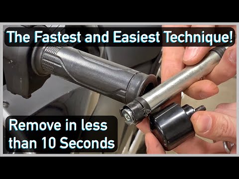 How to Remove Bar Ends from a Motorcycle Handlebar