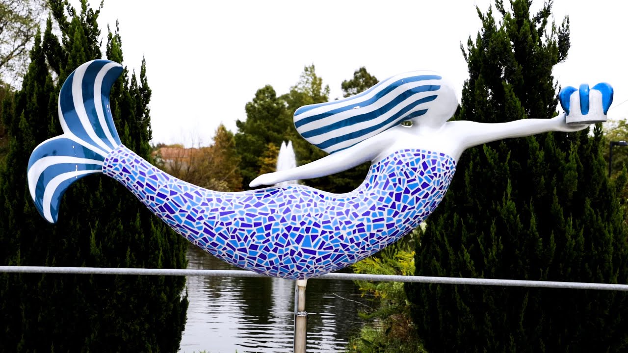 ODU Unveils REIGN the Mermaid - YouTube