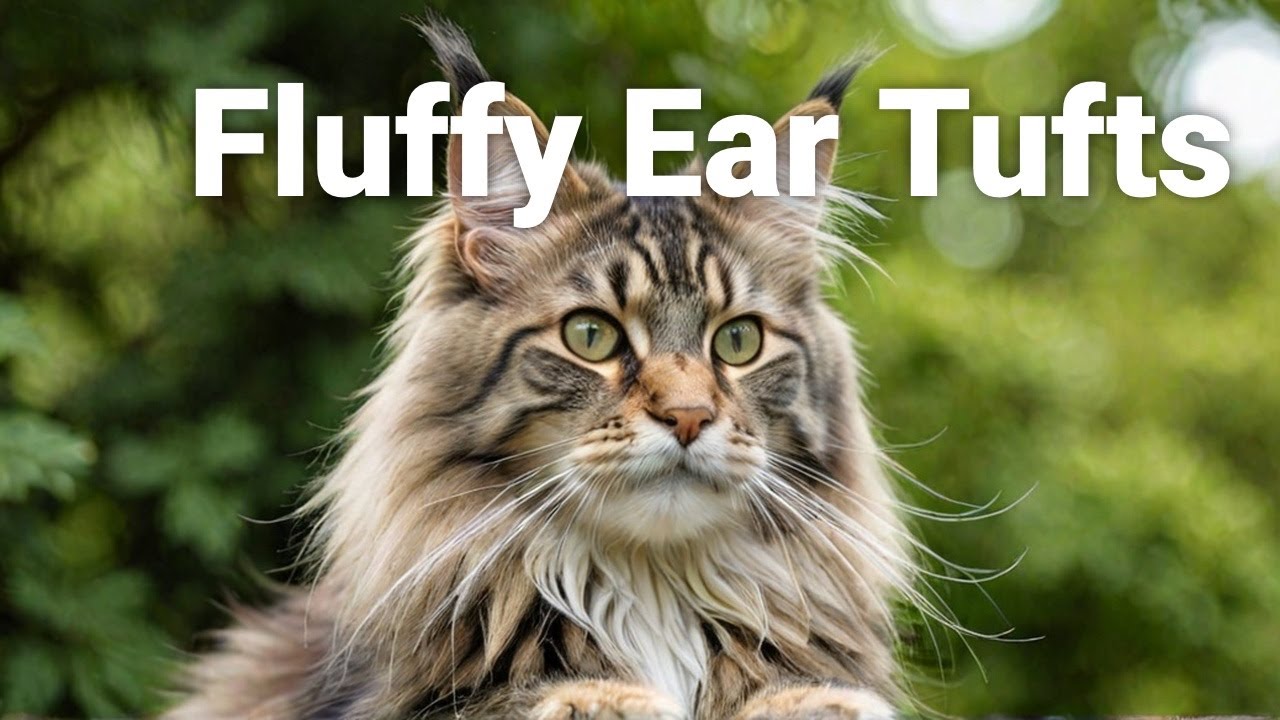Maine Coon Ear Tufts: Nature's Fluffiest Ear Protection - YouTube