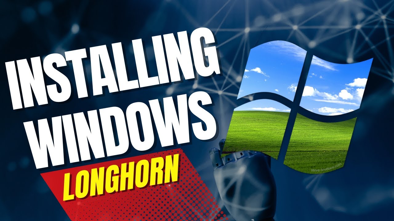 Installing Windows Longhorn - YouTube