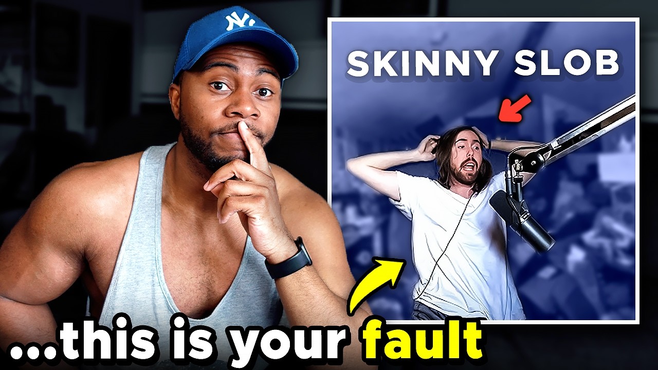 Skinny Gamer Guy Learns He's Unhealthy... | Asmongold Reactions - YouTube