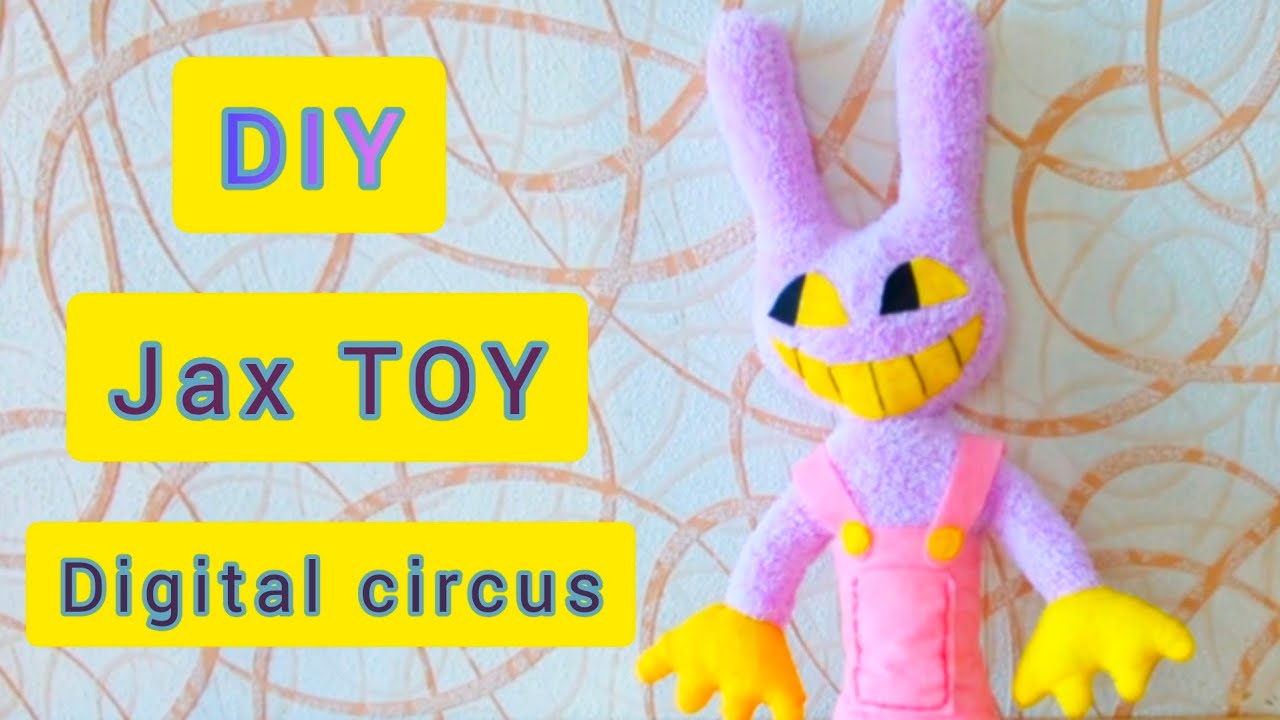 DIY Jax Toy Fan Animation. How to sew Jax. The mazing digital circus ...