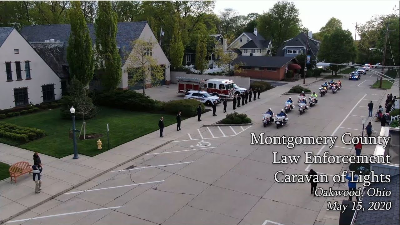 Montgomery County Law Enforcement Caravan of Lights - YouTube
