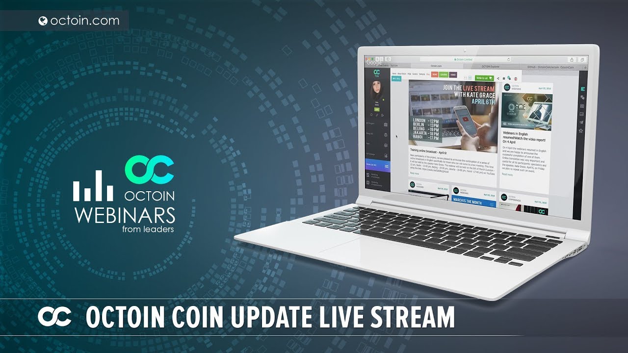 Octoin Coin update live stream - YouTube