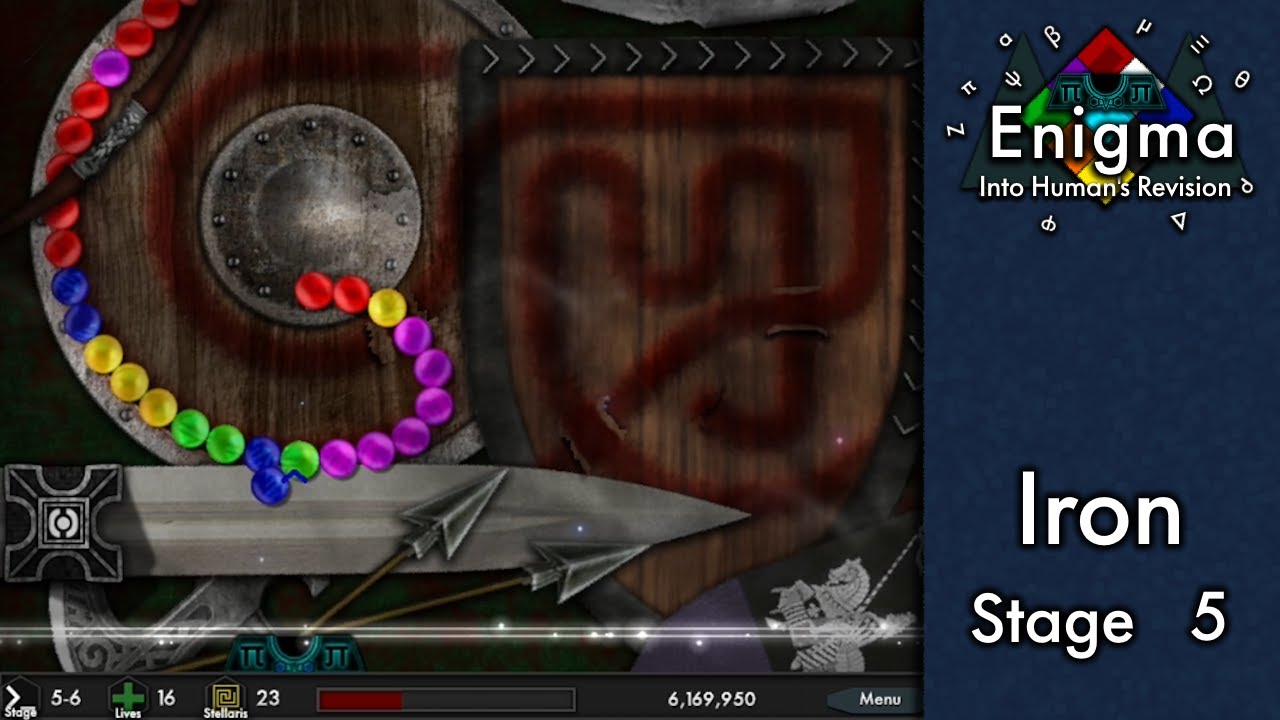 Shielding the Storm - Enigma Remake (Luxor 2 Mod, Iron) Stage 5 - YouTube