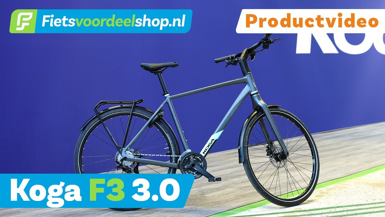 Koga F3 3.0 - Puur fietsplezier met sportieve stadsfiets - YouTube