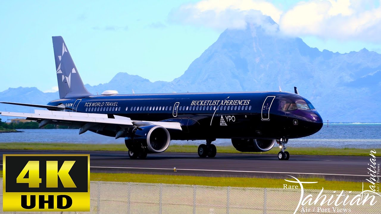 January 18, 2023 : Airbus 321 Neo reg #GXATW was seen landing at Tahiti ...