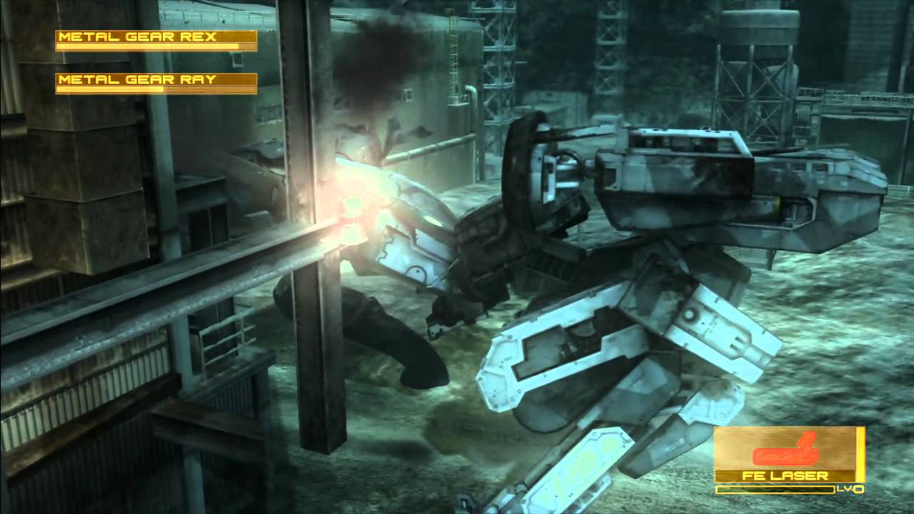 MGS4 - Metal Gear Battle - YouTube