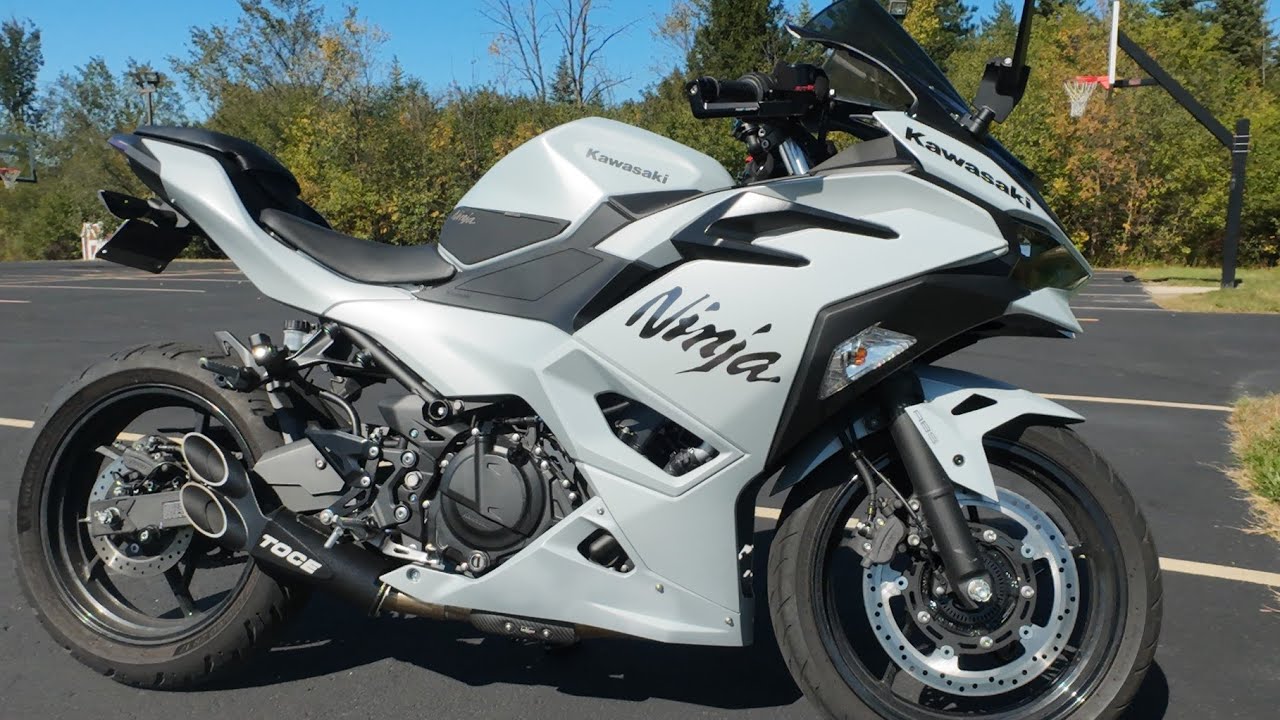 Ninja 500 | Performance mods to top out at 130MPH | 4K | Toce Exhaust ...