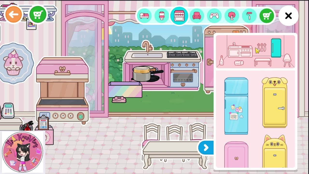 SUGAR PINK PARLOR toca boca decorating - YouTube