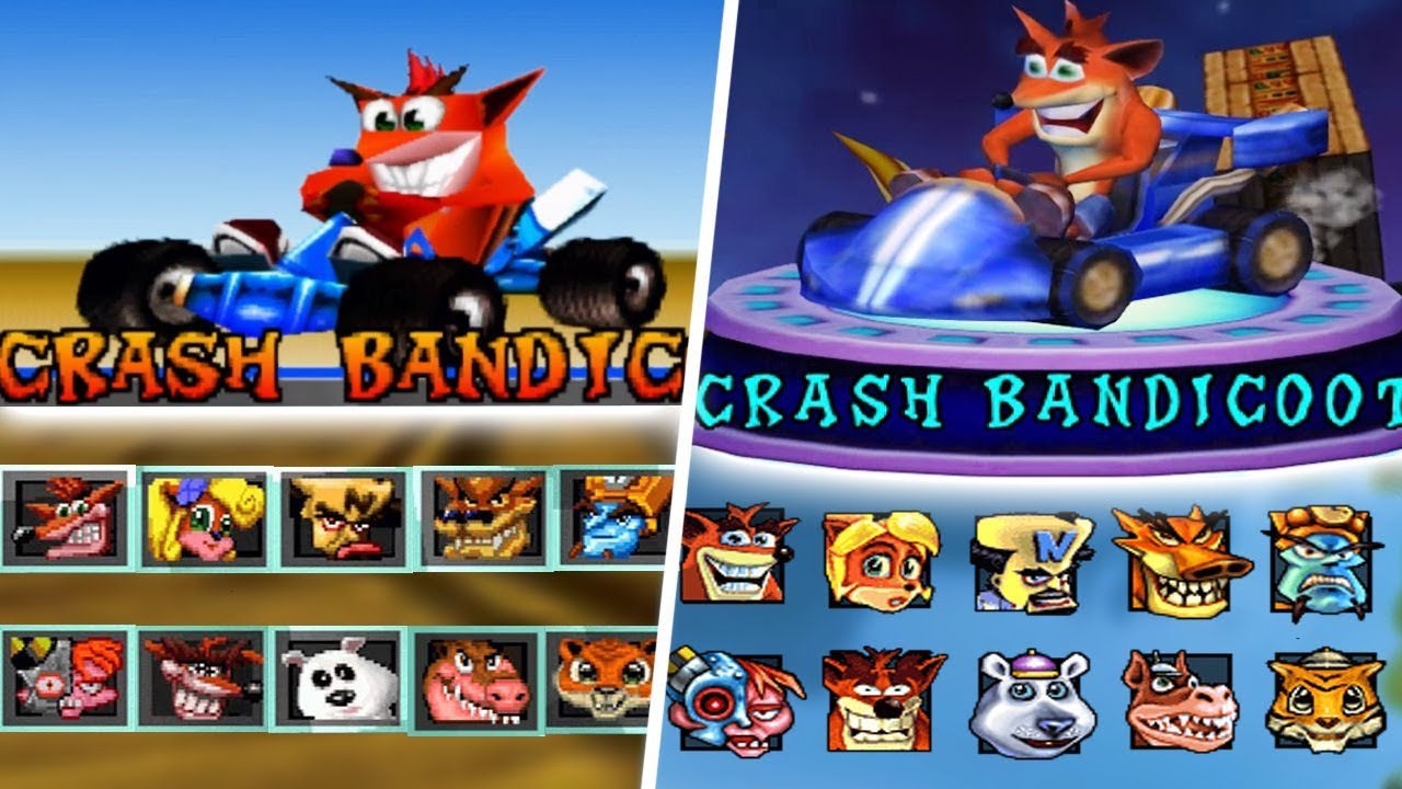 CTR vs CNK - Characters Comparison | Road To CTR Nitro-Fueled - YouTube