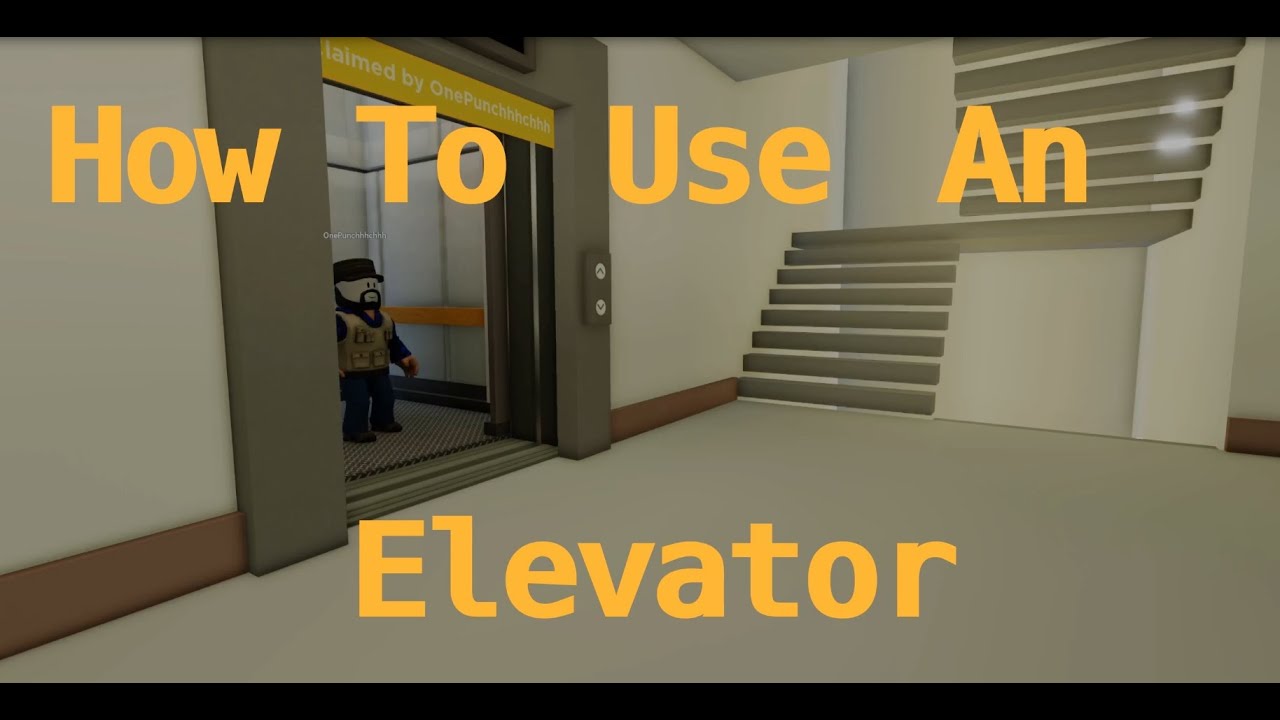 How To Use An Elevator | Roblox | How To Series | Elevators - YouTube