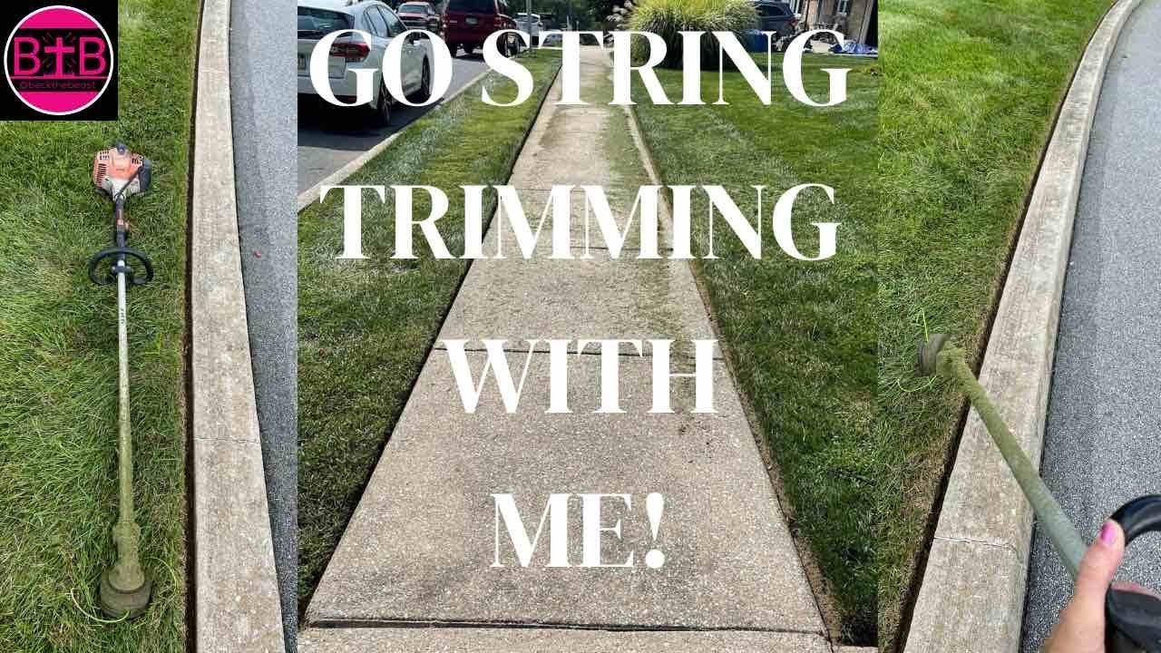 Go STRING TRIMMING with ME! - YouTube