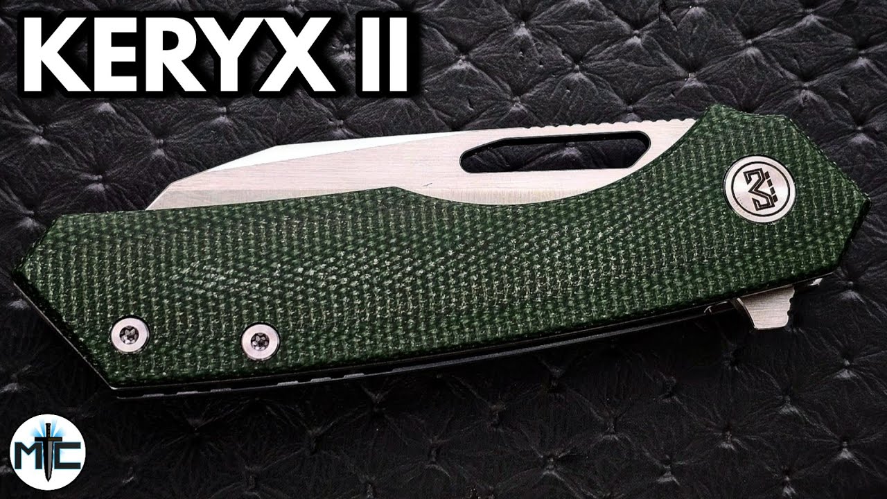 Miguron Keryx II 14C28N Folding Knife - Full Review - YouTube
