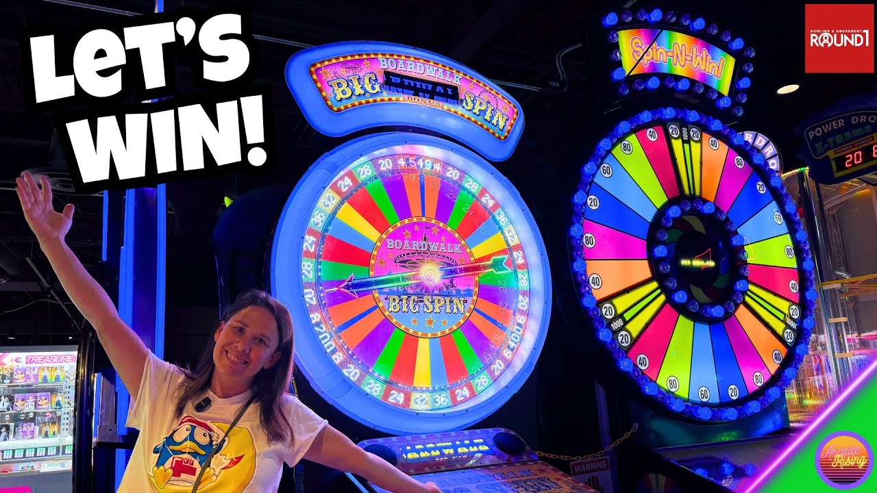 So Close to Winning an XBOX! Fun Day Winning Arcade Tickets at Round 1 ...