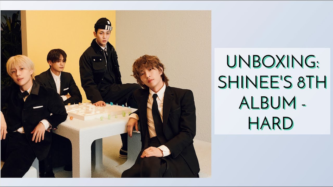 UNBOXING: SHINee's 8TH ALBUM - HARD | MAKER, DREAMER, RUNNER, PLAY ...