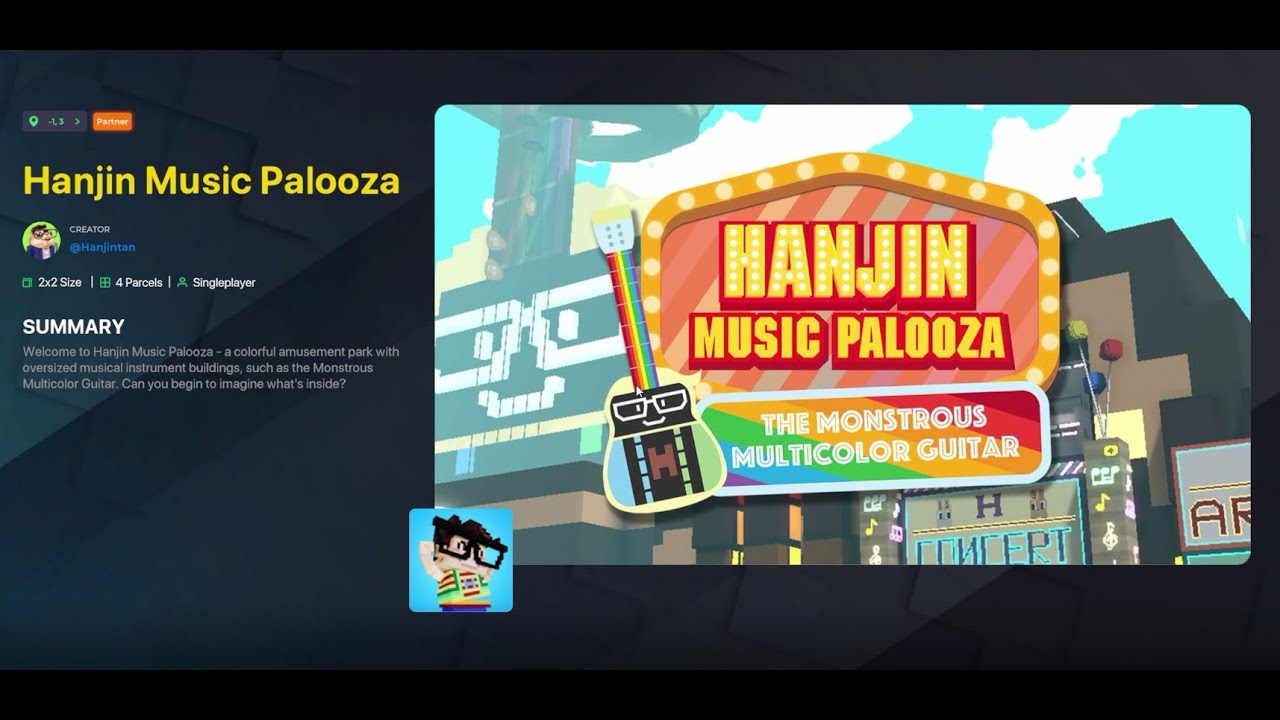 The Sandbox Alpha Season 3 Hanjin Music Palooza 基本通關版本 - YouTube