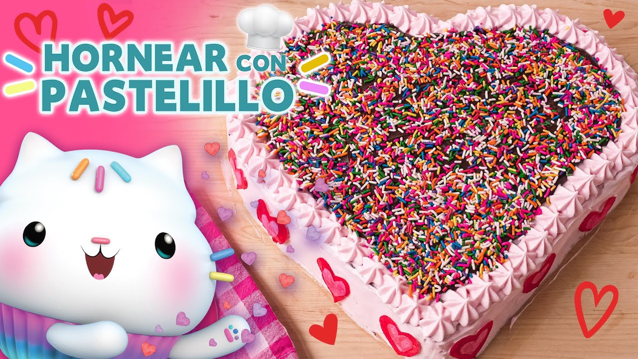 ¡Horneando el más lindo pastel con forma de corazón! 🩷 💜 🩵 | HORNEAR ...