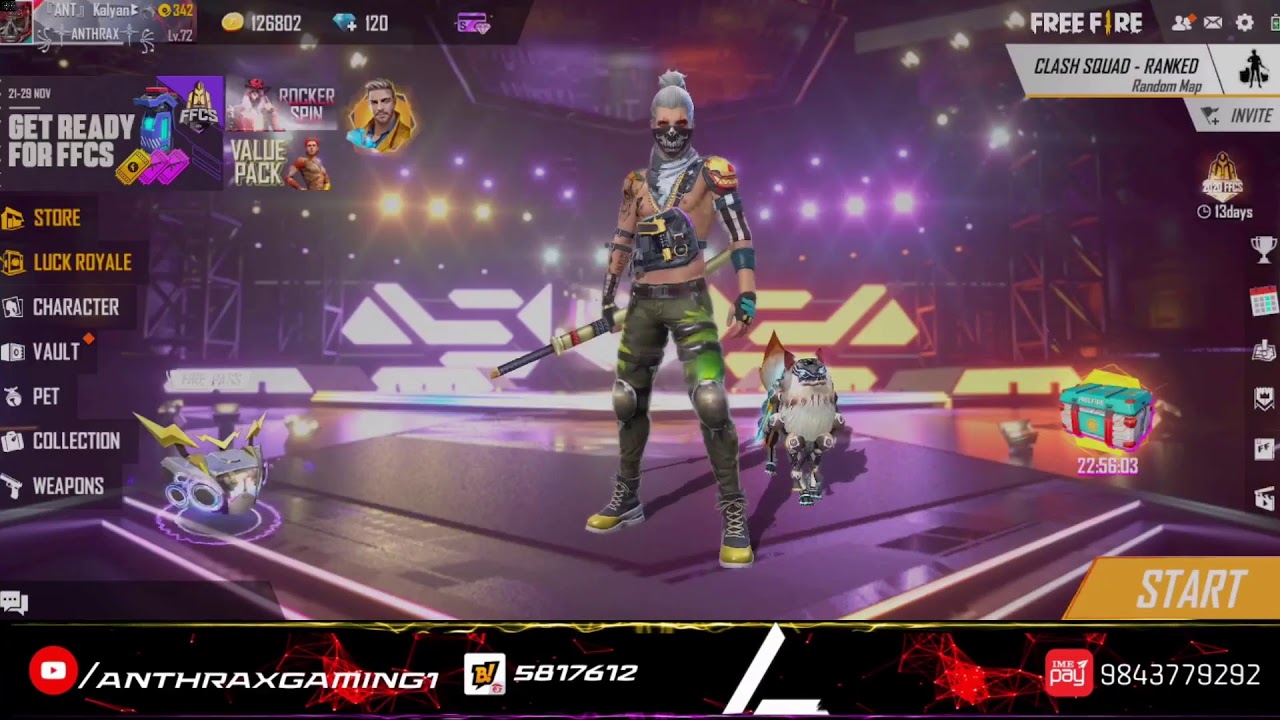 Free Fire Live With Team Code | - YouTube