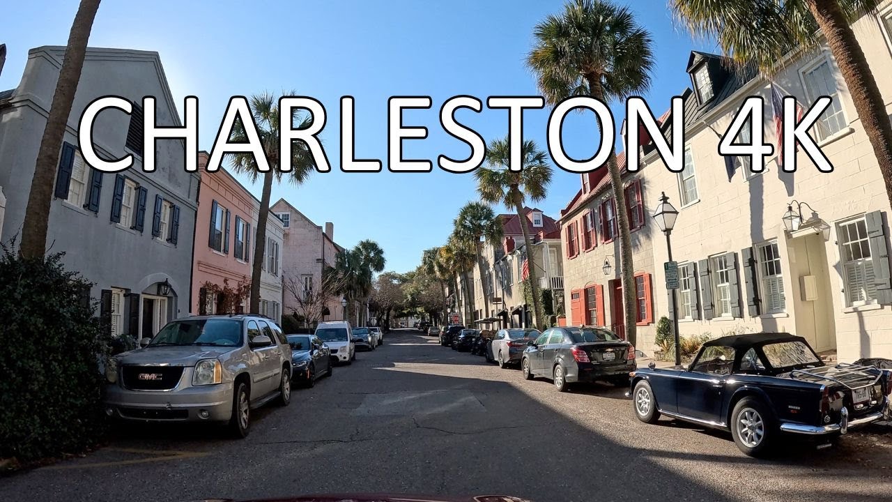 Charleston 4K- Driving Downtown- Morning Drive Part 2 - YouTube