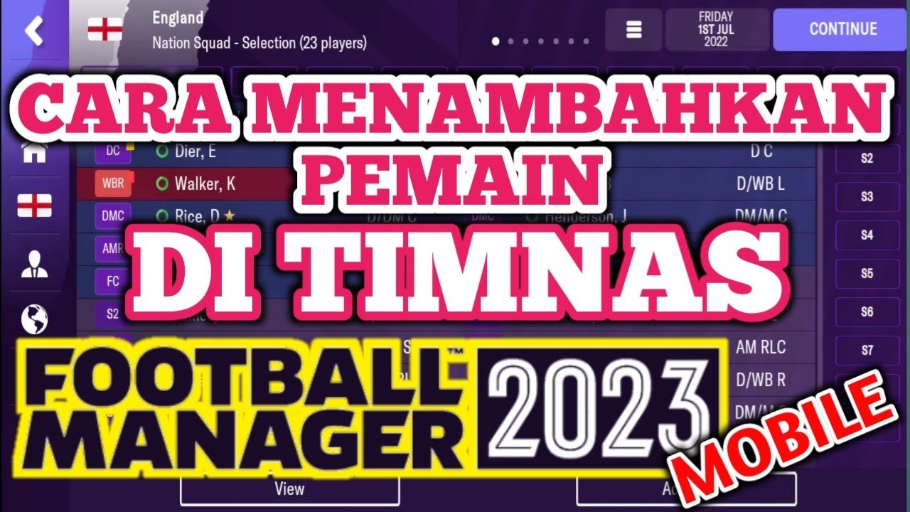 Cara memasukkan pemain ke timnas di FM 2023. Tutorial FM 2023 - YouTube