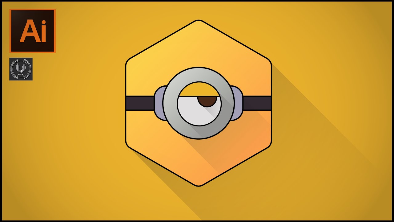 Adobe illustrator CC Tutorial - How to make a Animated Minion Icon ...