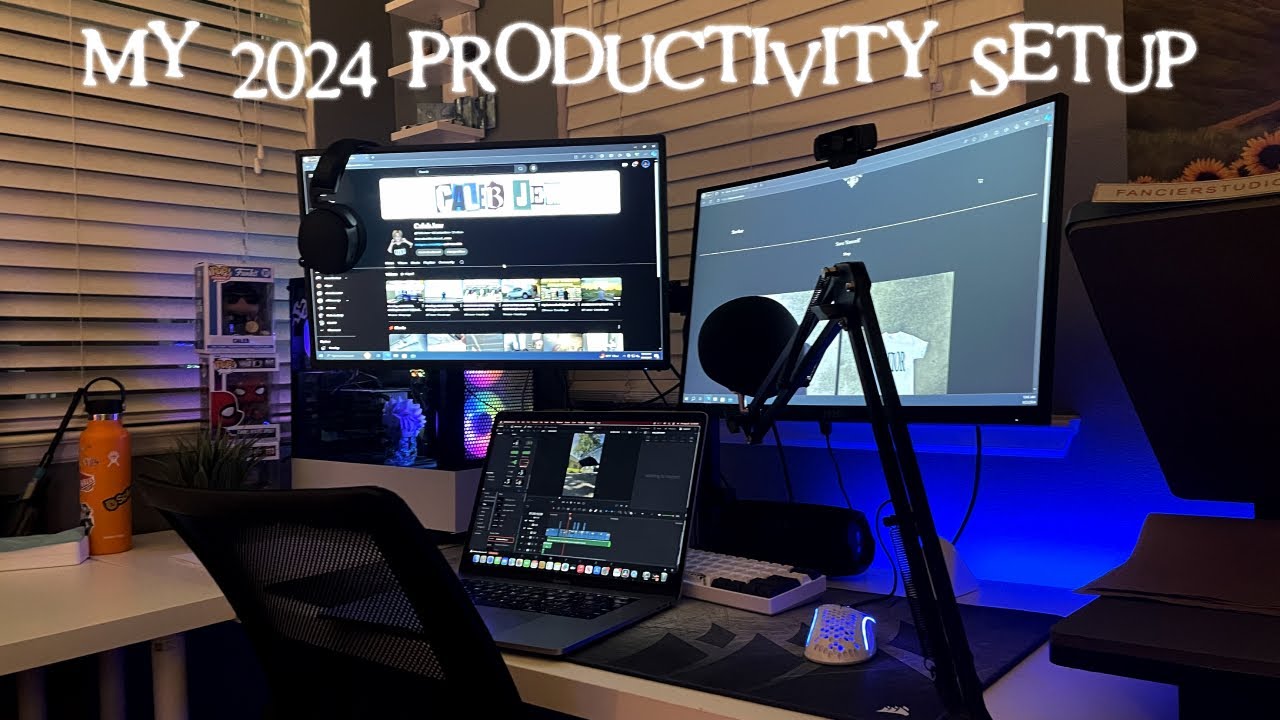 MY 2024 PRODUCTIVITY SETUP/ROOM TOUR - YouTube